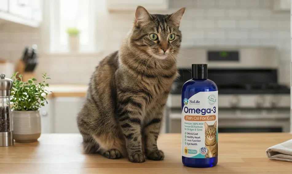 Salmon Oil for Cats – Benefits for Coat, Skin & Shedding – NuLife ...